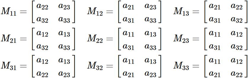 Cofactor Matrix (2x2, 3x3, 4x4) Examples - SEMATH INFO