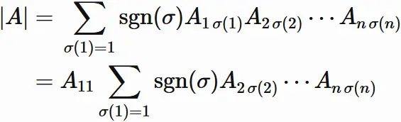 Determinant properties and formulas - SEMATH INFO
