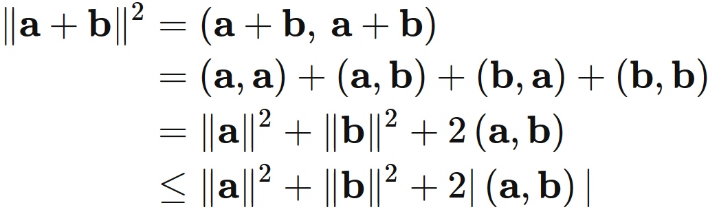Proof of Triangle Inequality and Equality Condition - SEMATH INFO